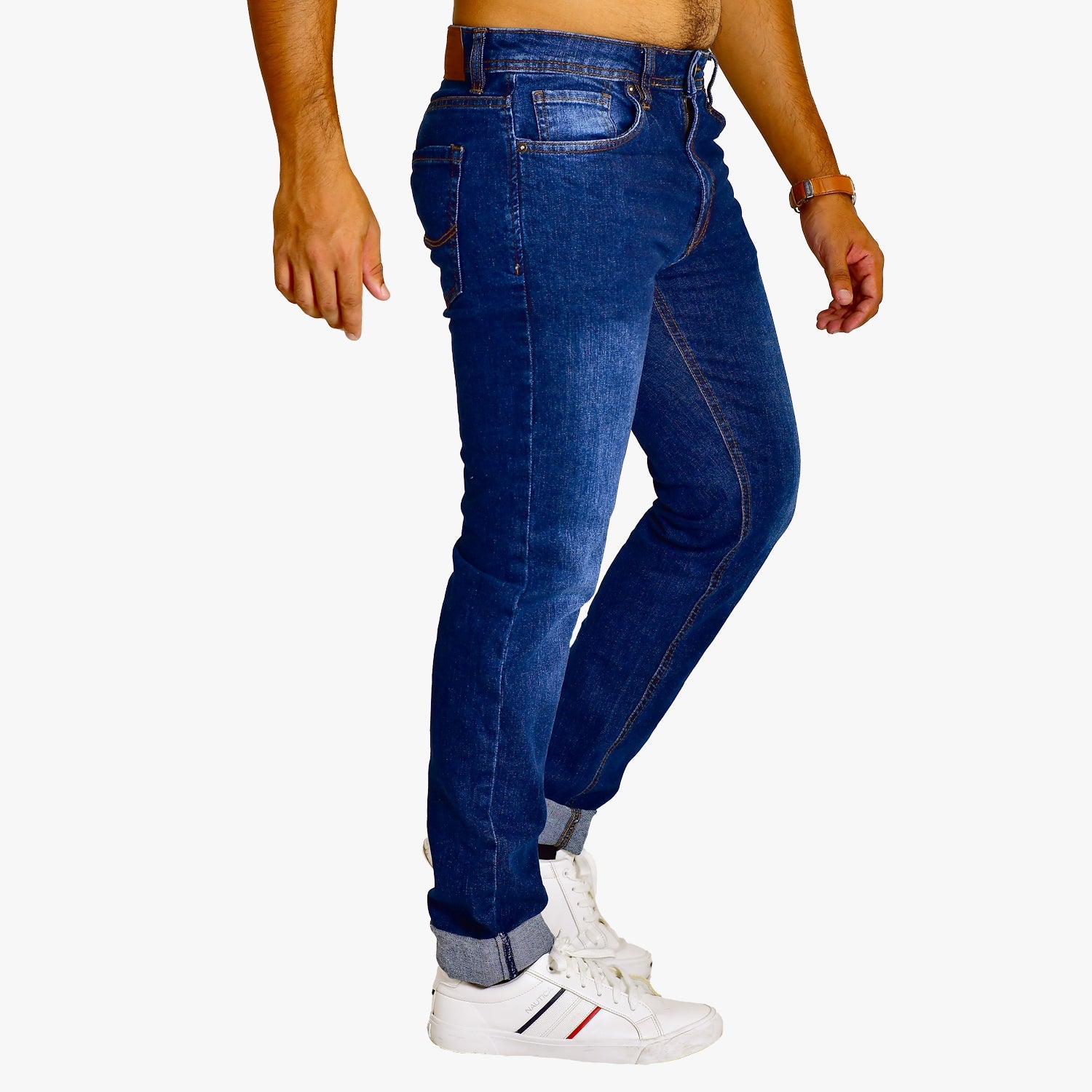 JJ22 Dark Blue - Men's Denim Pant Slim Fit – Ditch Plains Jeans